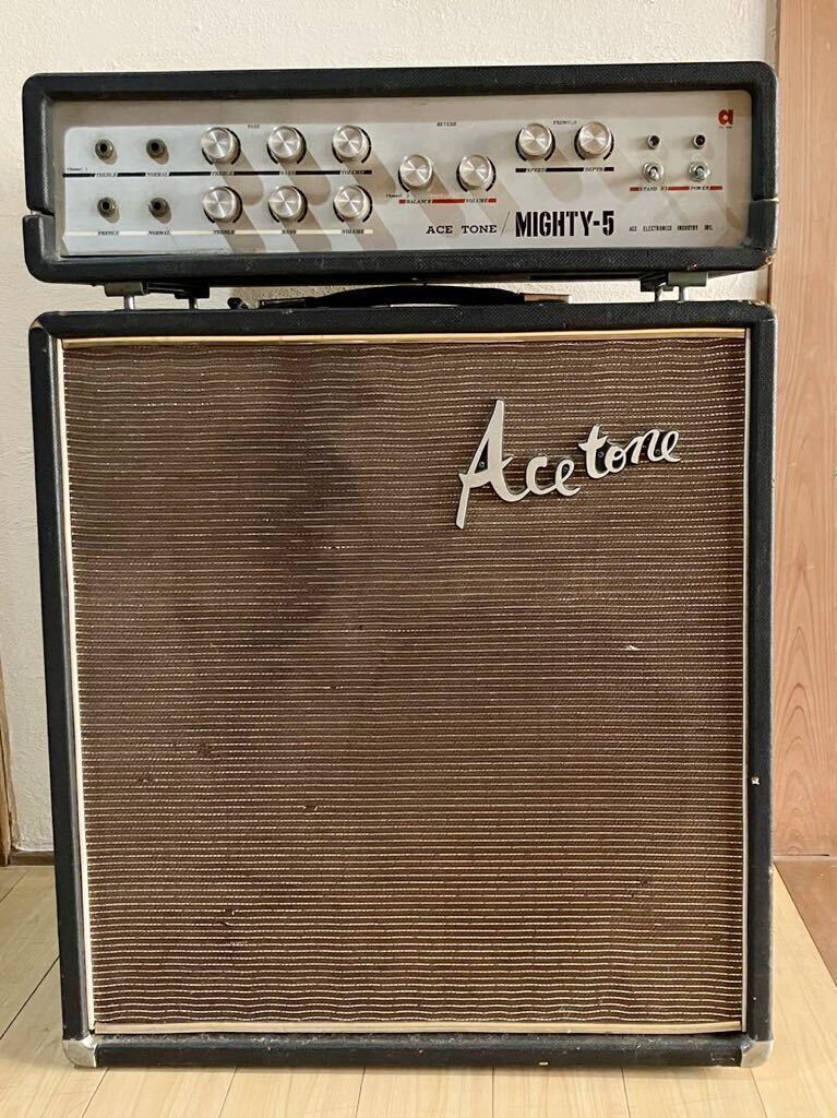 Yahoo!オークション - ‘60s Ace Tone エーストーン Mighty-5 ギターア...