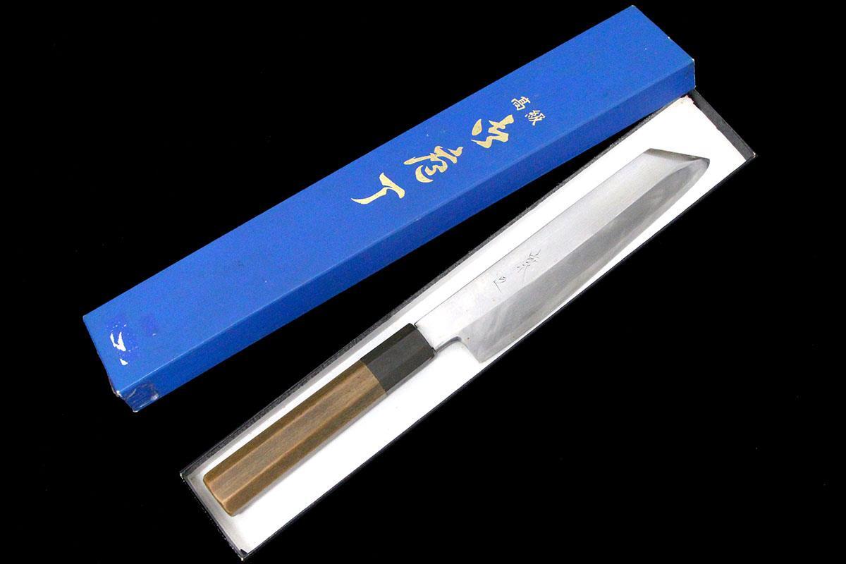 Yahoo!オークション - 美品｜康之 むきもの包丁 霞 七寸 朴柄 箱付 KN0...