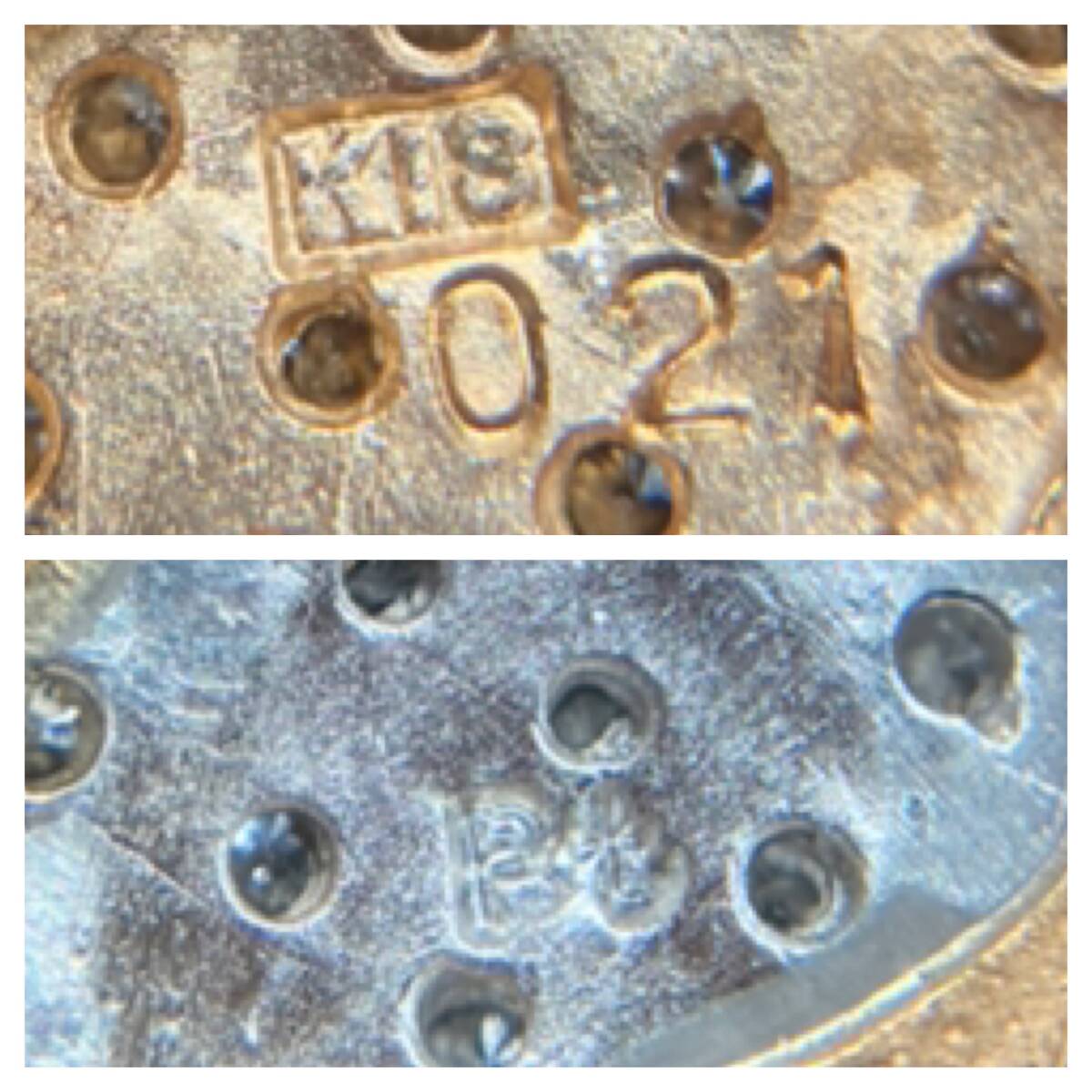 Yahoo!オークション - K18 Pt 2.5g ダイヤ0.21ct トップ ゴールド プラ...