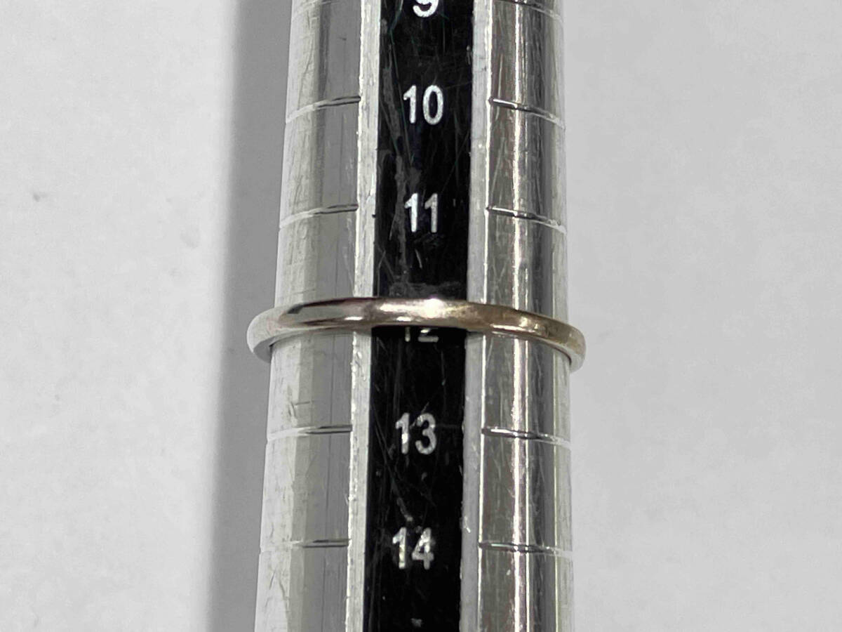 Yahoo!オークション - K18WG ＃12 ダイヤ0.01ct 1.5g シンプルデザイン...