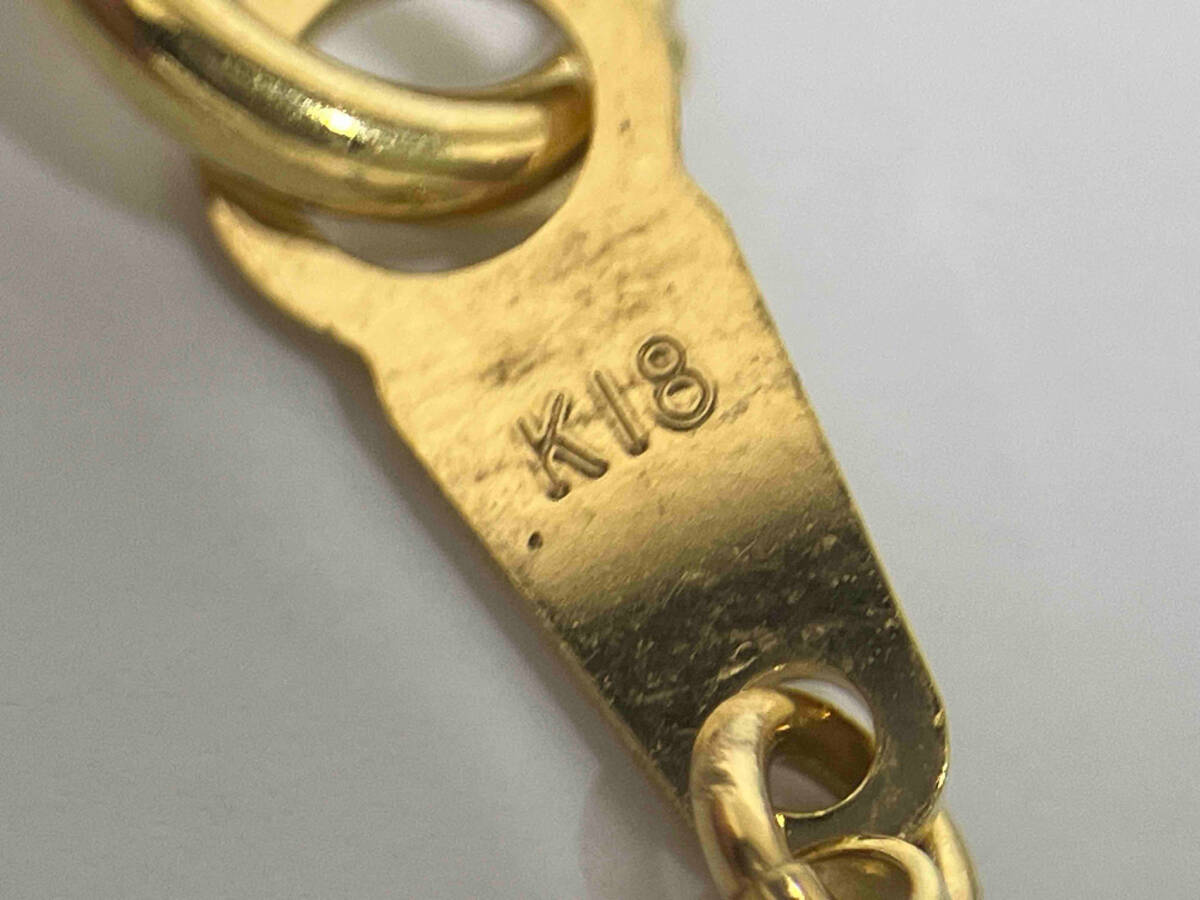 Yahoo!オークション - K18／イエローゴールドチューブチェーン41cm／2.9g