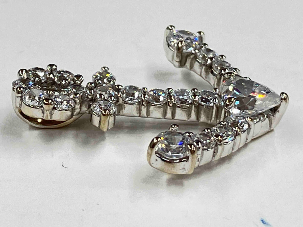 Yahoo!オークション - K14WG 2.0gCZ付デザイントップ 錨型