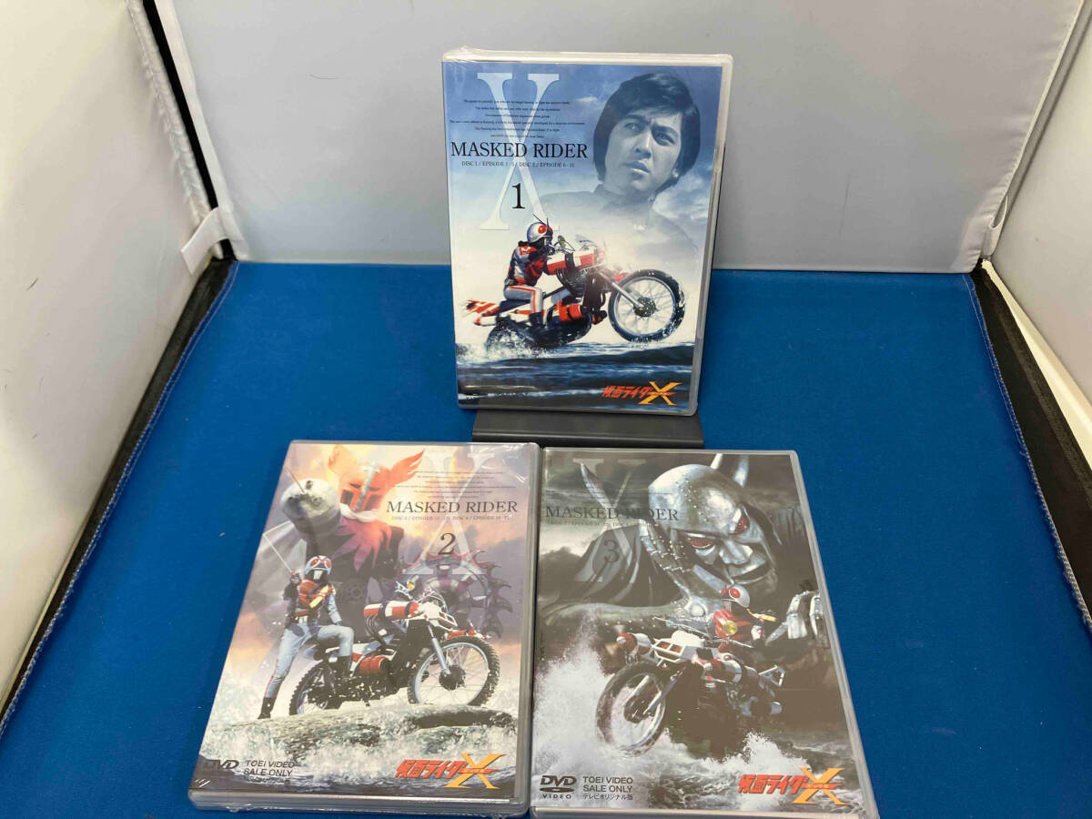 Yahoo!オークション - 美品 DVD [全3巻セット]仮面ライダーX Vol.1~3