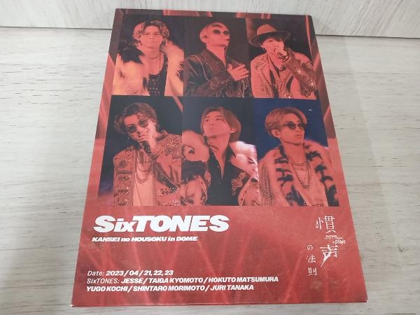 Yahoo!オークション - SixTONES 慣声の法則 in DOME(初回版)(Blu-ray D...