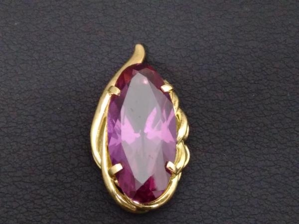 Yahoo!オークション - K18 6.5g アメジスト風 ペンダントトップ 店舗受...