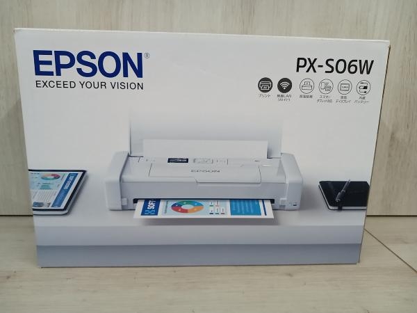 Yahoo!オークション - 【未使用品】 EPSON PX-S06W ホワイト モバイル...