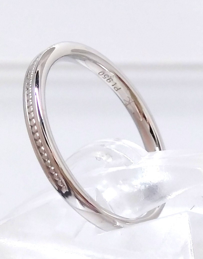 Yahoo!オークション - 【新品仕上げ済】 Pt950 デザインリング シーク...