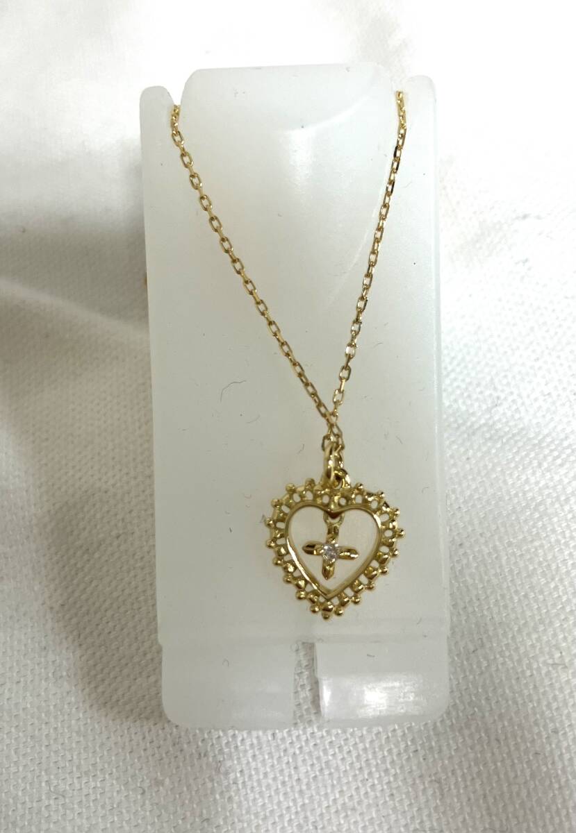 Yahoo!オークション - 1円スタート K18 40＋3cm ネックレス イエローゴ...