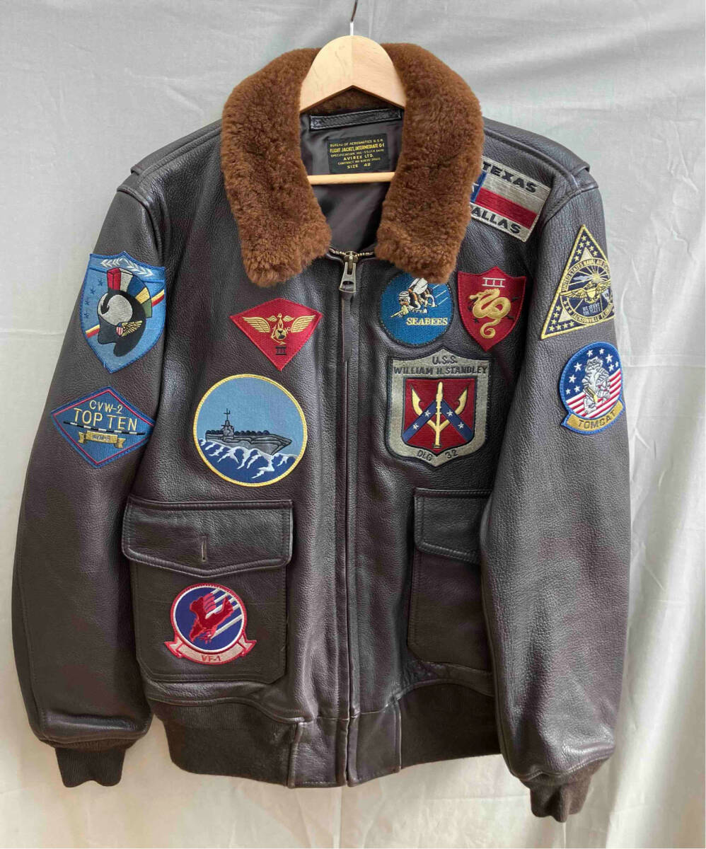 AVIREX/アビレックス/GOAT/G-1/TOP GUN/トップガンシリーズ/ゴートスキン/フライトジャケット/6101063/XL(XLサイズ以上)｜売買されたオークション情報 ...