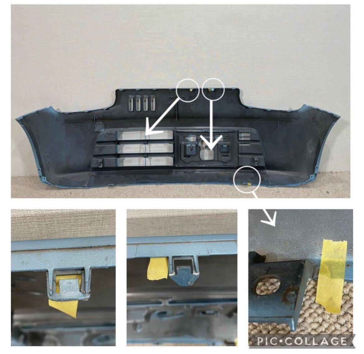 Yahoo!オークション - HA36S/HA36V アルト 純正 フロントバンパー (ZJ...