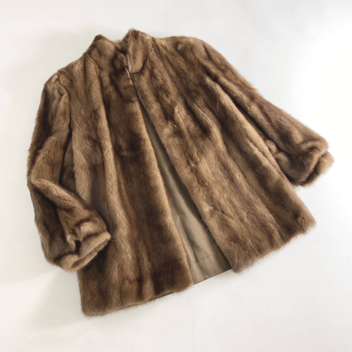 日本代購代標第一品牌【樂淘letao】－7f10 《最高級毛皮》 パステルミンク ミンクコート 毛皮コート ミンクファー 本毛皮 リアルファーコート MINK FUR 11号 レディース