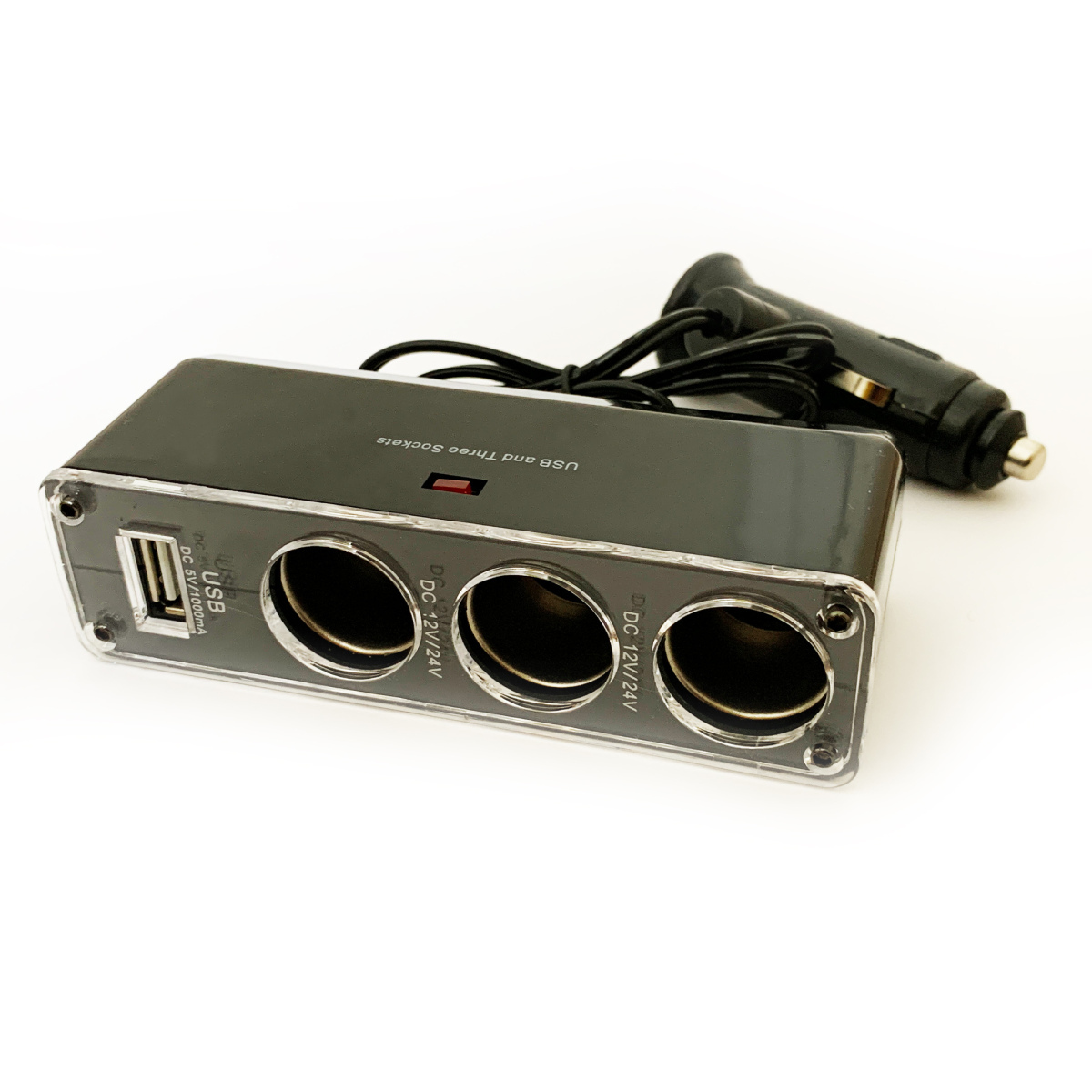 Yahoo!オークション - 【24v12v対応】高品質 シガーソケット増設 3連＋...