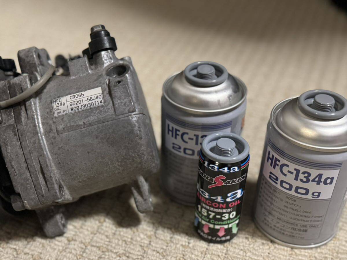 Yahoo!オークション - アルトラパン HE22S ACコンプレッサーリビルド95...