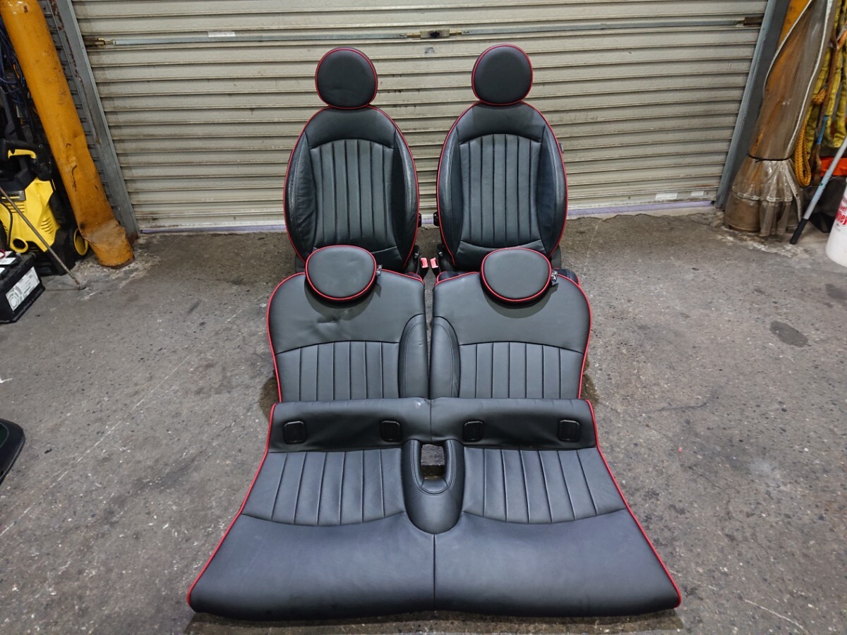 Yahoo!オークション - H304【希少 JCW レザーシート セット シートヒ...