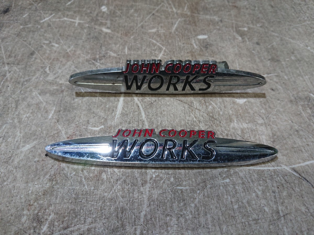 Yahoo!オークション - H304【希少 ジョンクーパーワークス 前後エンブ...