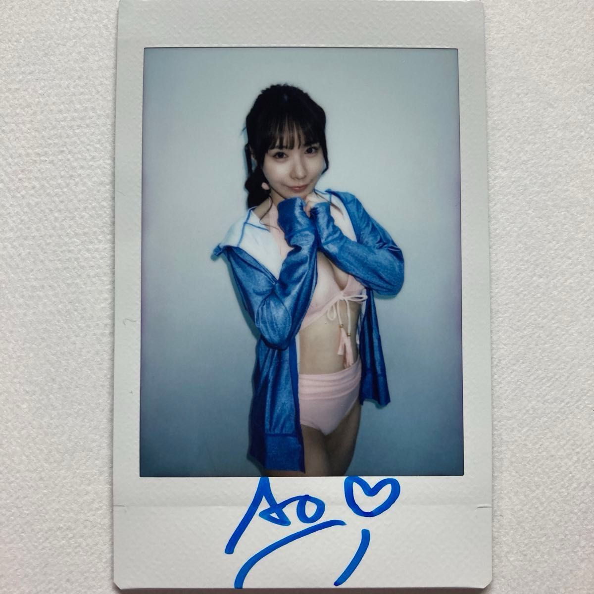 海老咲あお 直筆サイン入りチェキ&L判生写真セット|Yahoo 海老咲あお 直筆サイン入りチェキ&L判生写真セット|Yahoo