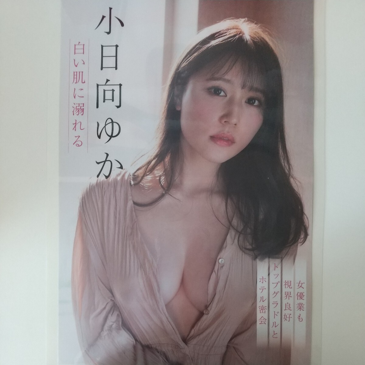 ね 032 雑誌グラビア ラミネート加工 小日向ゆか ホテル密会 上西恵 Nmb48 水着 週刊現代 2023年6月24日号 B5 6枚12
