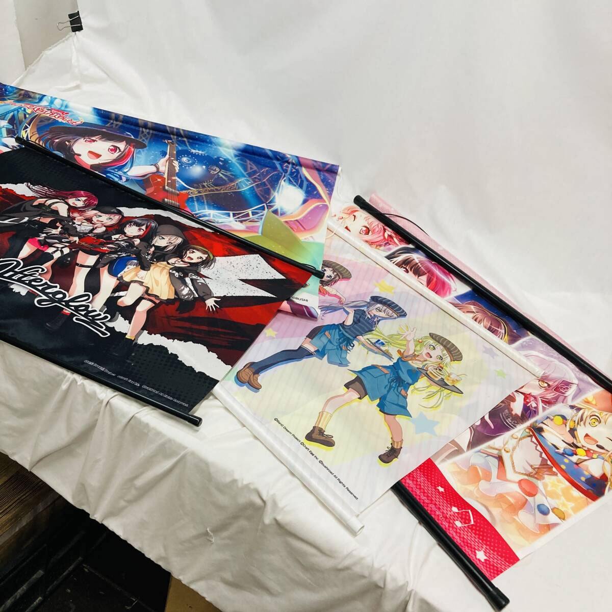 Yahoo!オークション - 32Mddバンドリ BanG Dream 「タペストリー」4本...