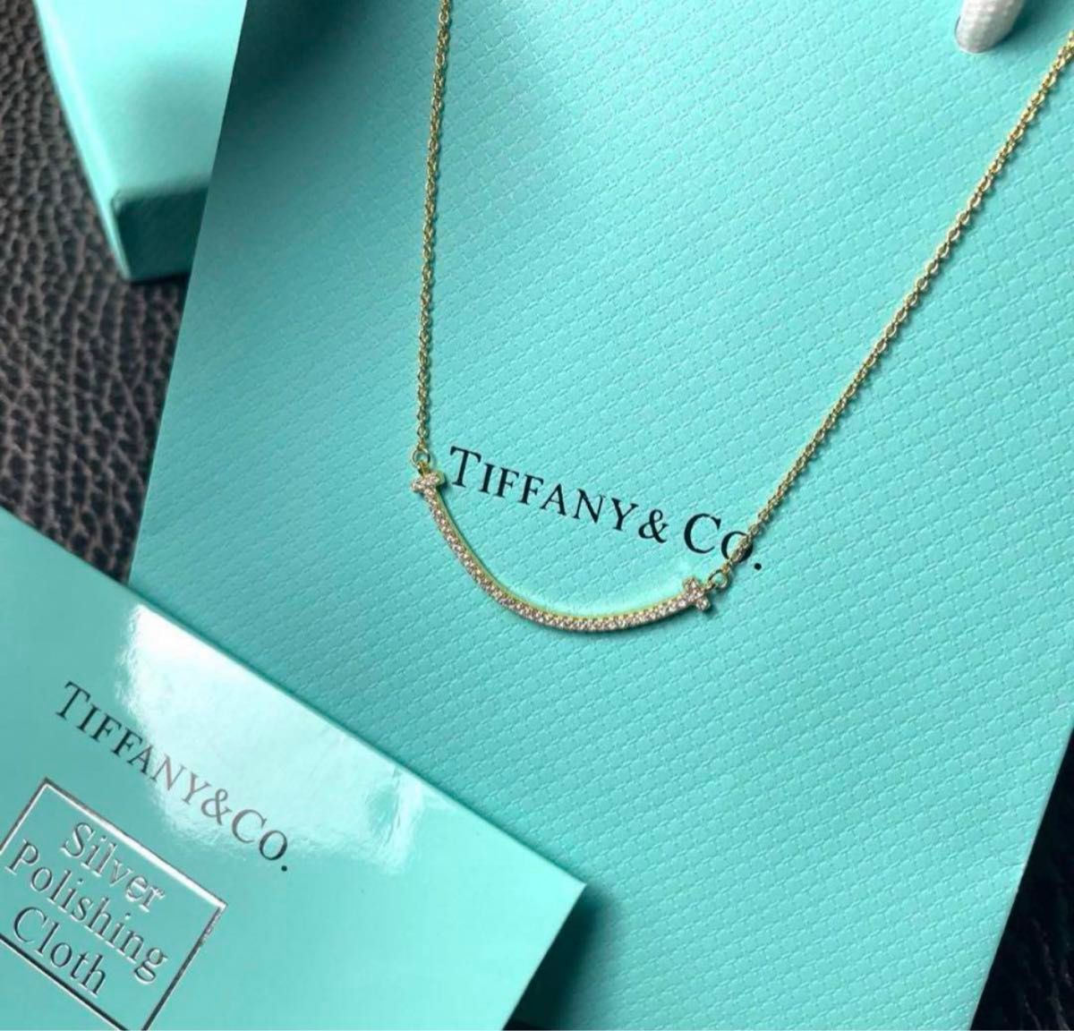新品未使用】Tiffany & Co ティファニー Tスマイル ネックレス 新品未使用】Tiffany & Co ティファニー Tスマイル ネックレス