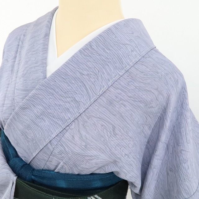 tomihisa 新品 絽 墨流し 夏着物 正絹 仕付け糸付“幻想的な波紋 tomihisa 新品 絽 墨流し 夏着物 正絹 仕付け糸付“幻想的な波紋