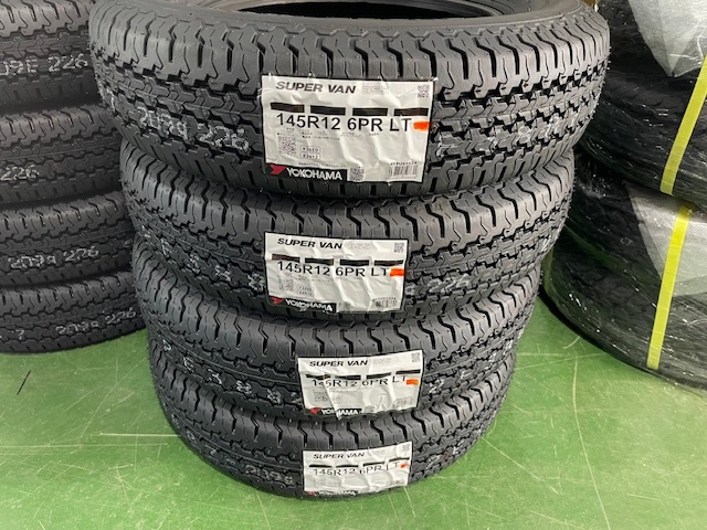 Yahoo!オークション - Y355 145R12 6PR 2024年製造4本セット送料込み即...