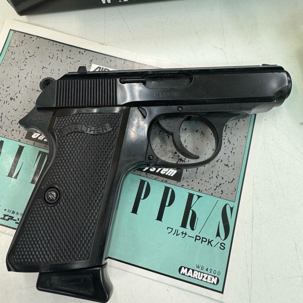 Yahoo!オークション - 上13579 MARUZEN WALTHER PPKS AIRSOFTGUN エア...