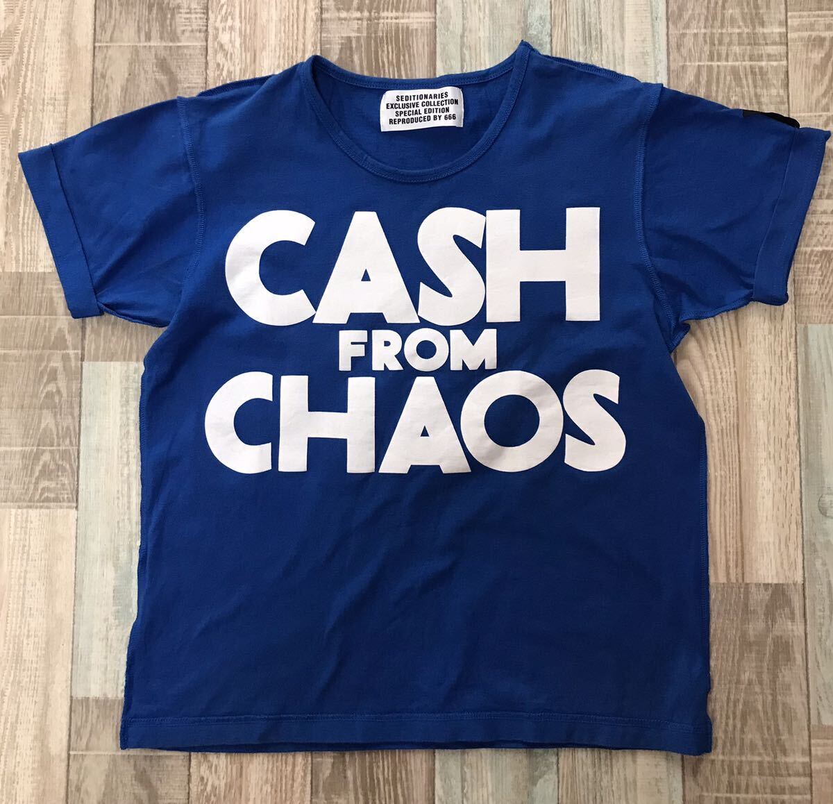 セディショナリーズ by 666 CASH FROM CHAOS Tシャツused sex セディショナリーズ by 666 CASH FROM CHAOS Tシャツused sex
