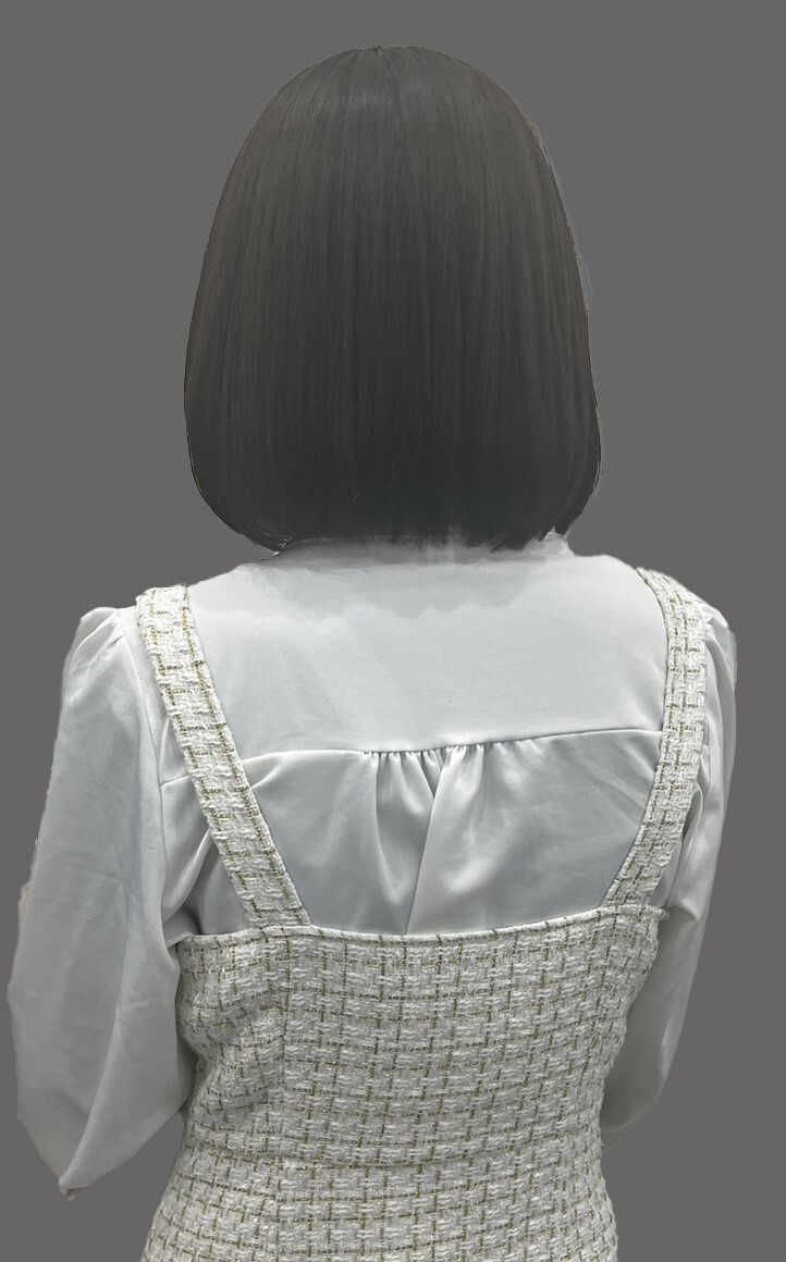 Yahoo!オークション - 毛束 髪束 日本人 41cm 211g