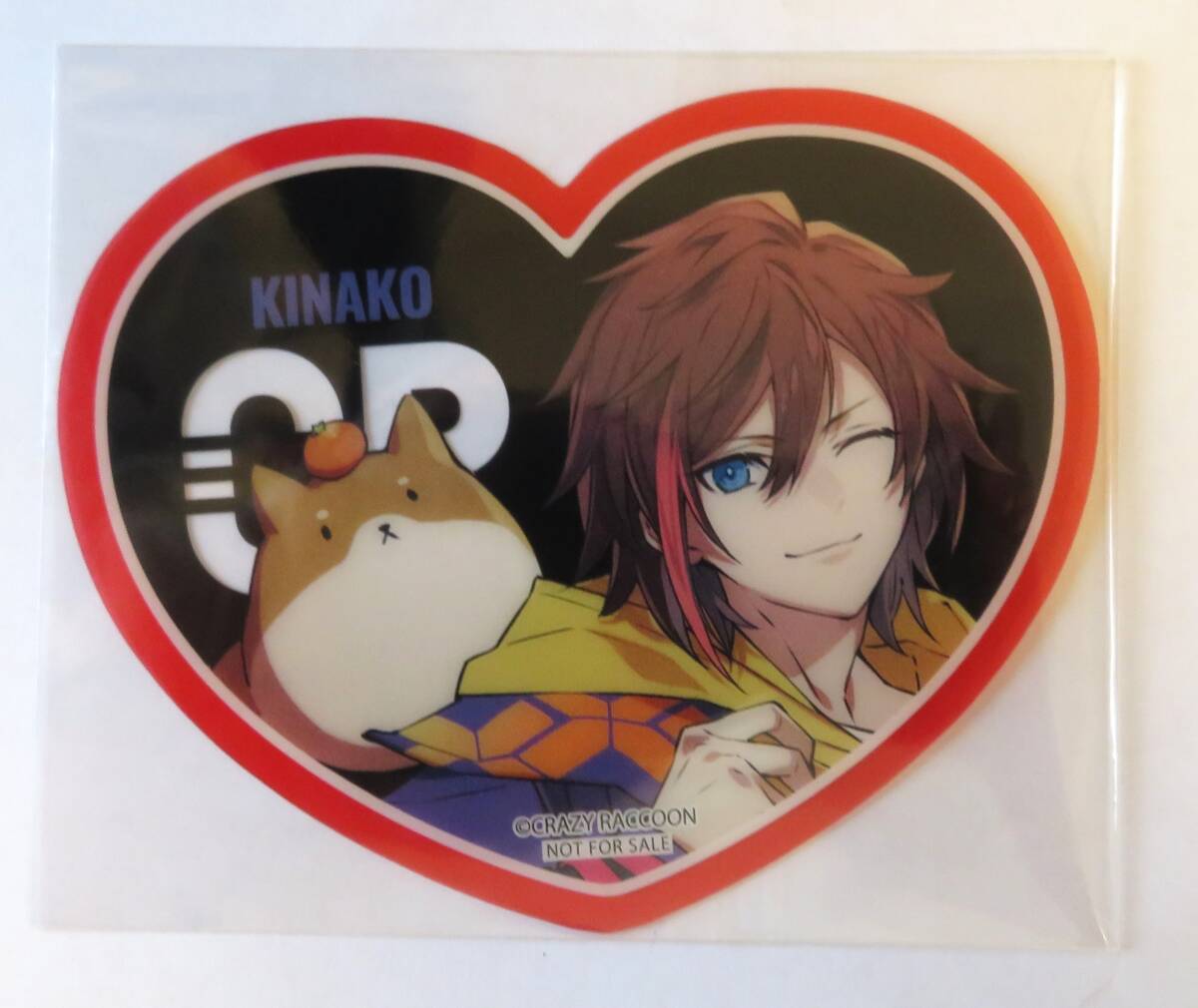 Yahoo!オークション - CR Crazy Raccoon×GiGO ハート型クリアしおり “k...