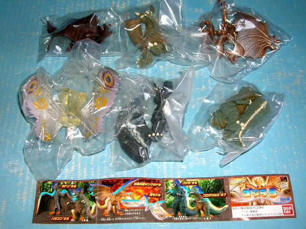 Yahoo!オークション - 6587 新品 HG ゴジラ 5 全6種 ゴジラ'89 白亜紀...