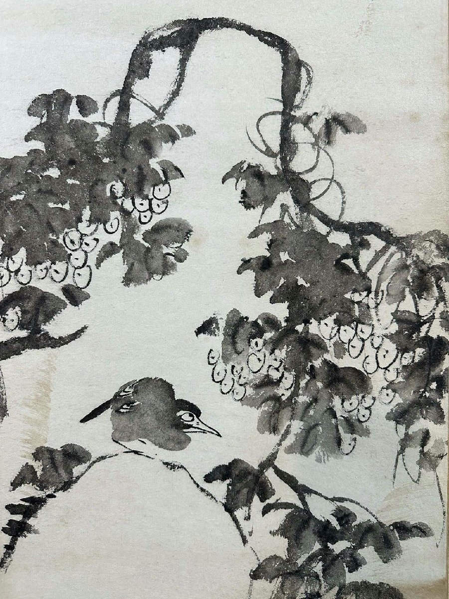 Yahoo!オークション - 観心・時代旧蔵 C157中国古書画 八大山人 花鳥...