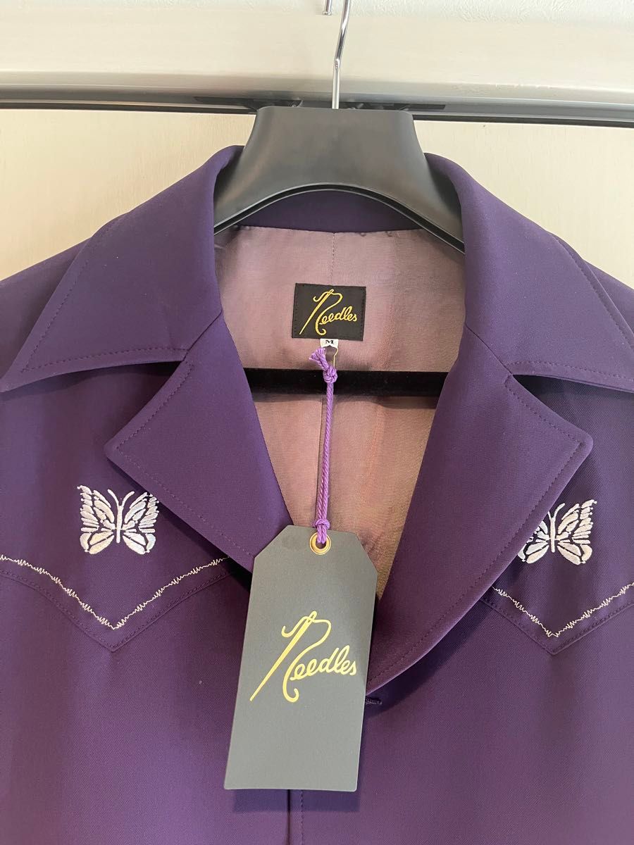 NEEDLES WESTERN LEISURE JACKET PANT PE/PU DOUBLE CLOTH NEEDLES WESTERN LEISURE JACKET PANT PE/PU DOUBLE CLOTH