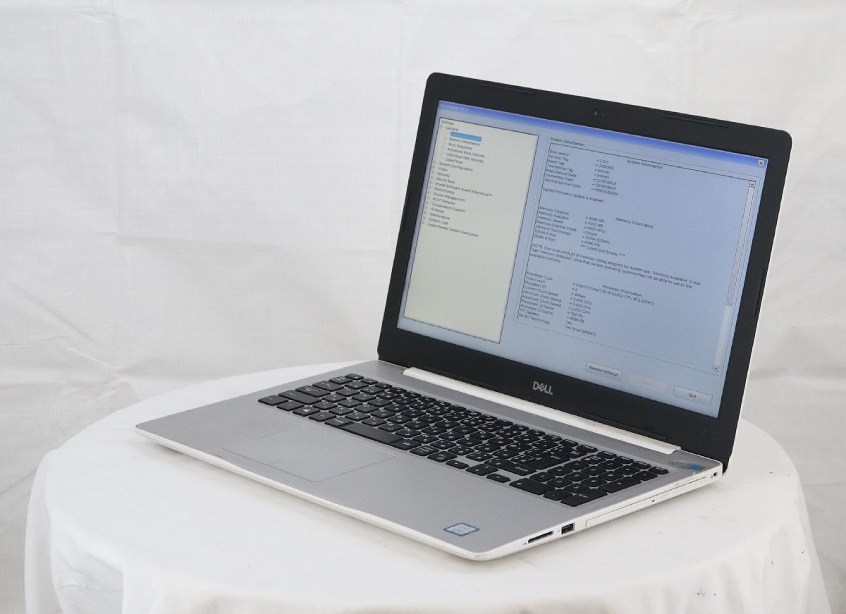 Yahoo!オークション - DELL Inspiron 5570 - Core i3 8130U 2.20GHz 4G...