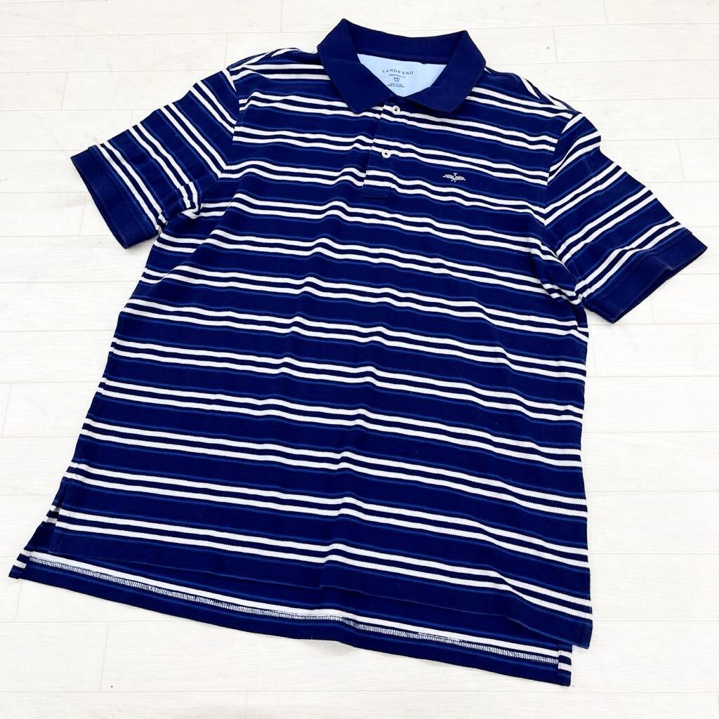 Yahoo!オークション - 1471 LAND'S END ランズエンド トップス ポロ シ...