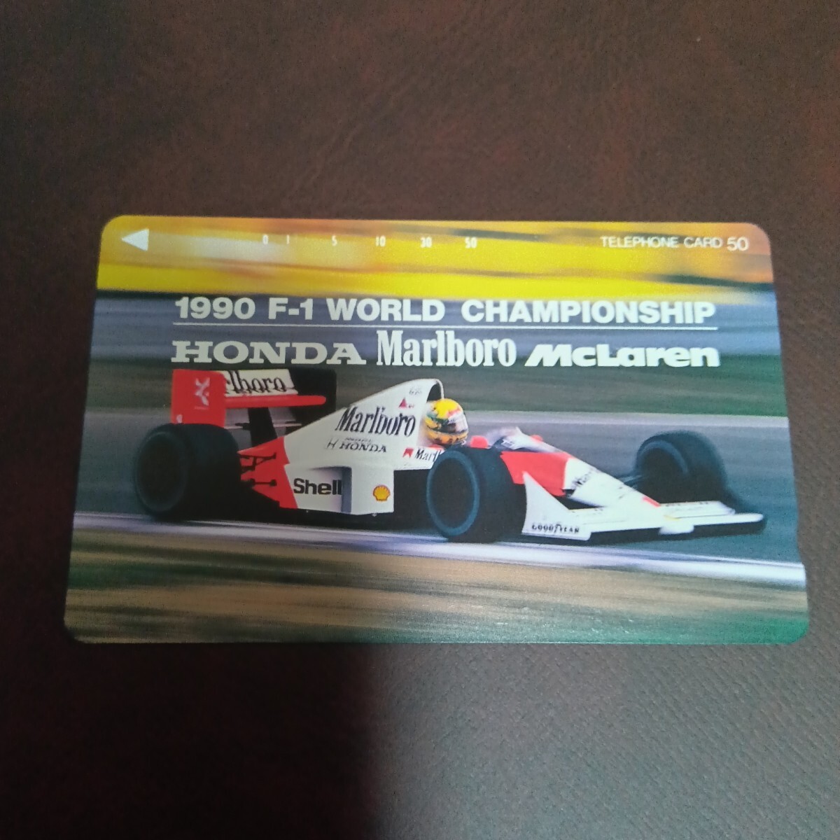 Yahoo!オークション - 【未使用テレカ】1990 F1 HONDA マクラーレン ア...