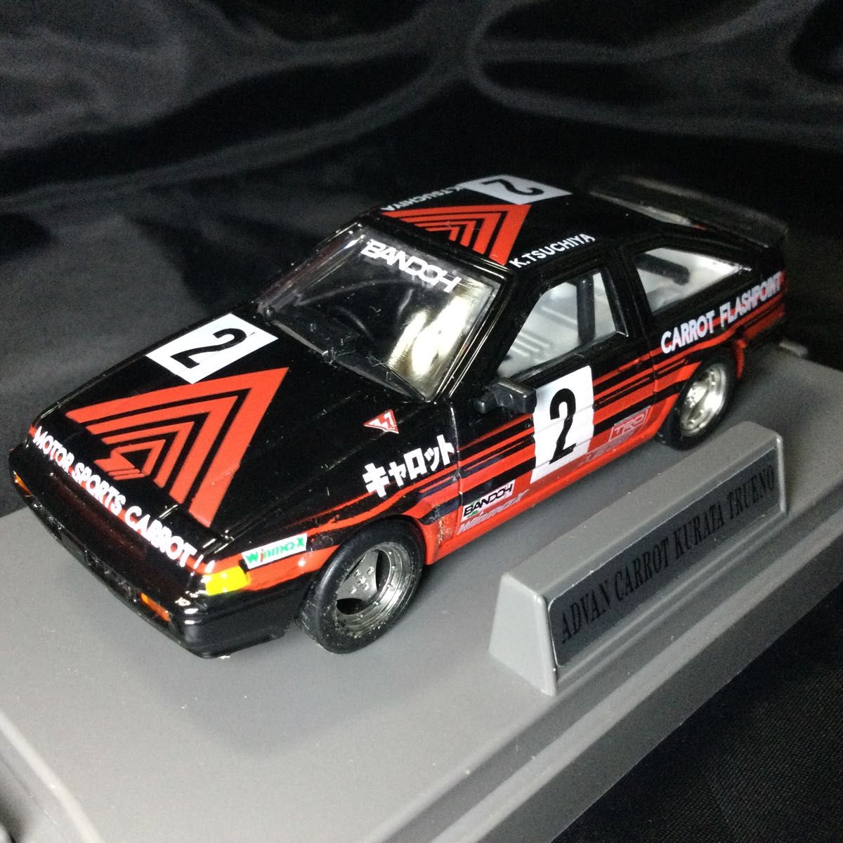 アドバン キャロット 倉田トレノ 1/43 MTEC AE86 富士 アドバン キャロット 倉田トレノ 1/43 MTEC AE86 富士