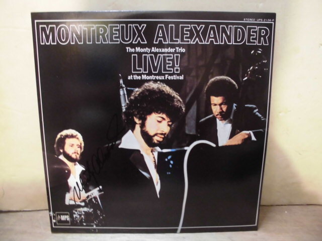 レア ジャズ 直筆サイン入り LP 27 モンティ アレキサンダー - アット モントルー UPS-2126-P MONTY ALEXANDER LIVE 名盤 テイチク(ジャズ一般)｜売買さ ...