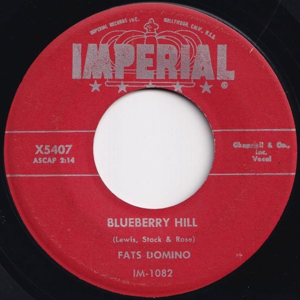 Yahoo!オークション - Fats Domino Blueberry Hill / Honey Chile Impe...