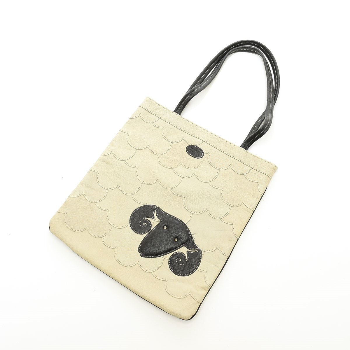 Yahoo!オークション - 516910 IBIZA イビザ トートバッグ 羊モチーフ ...