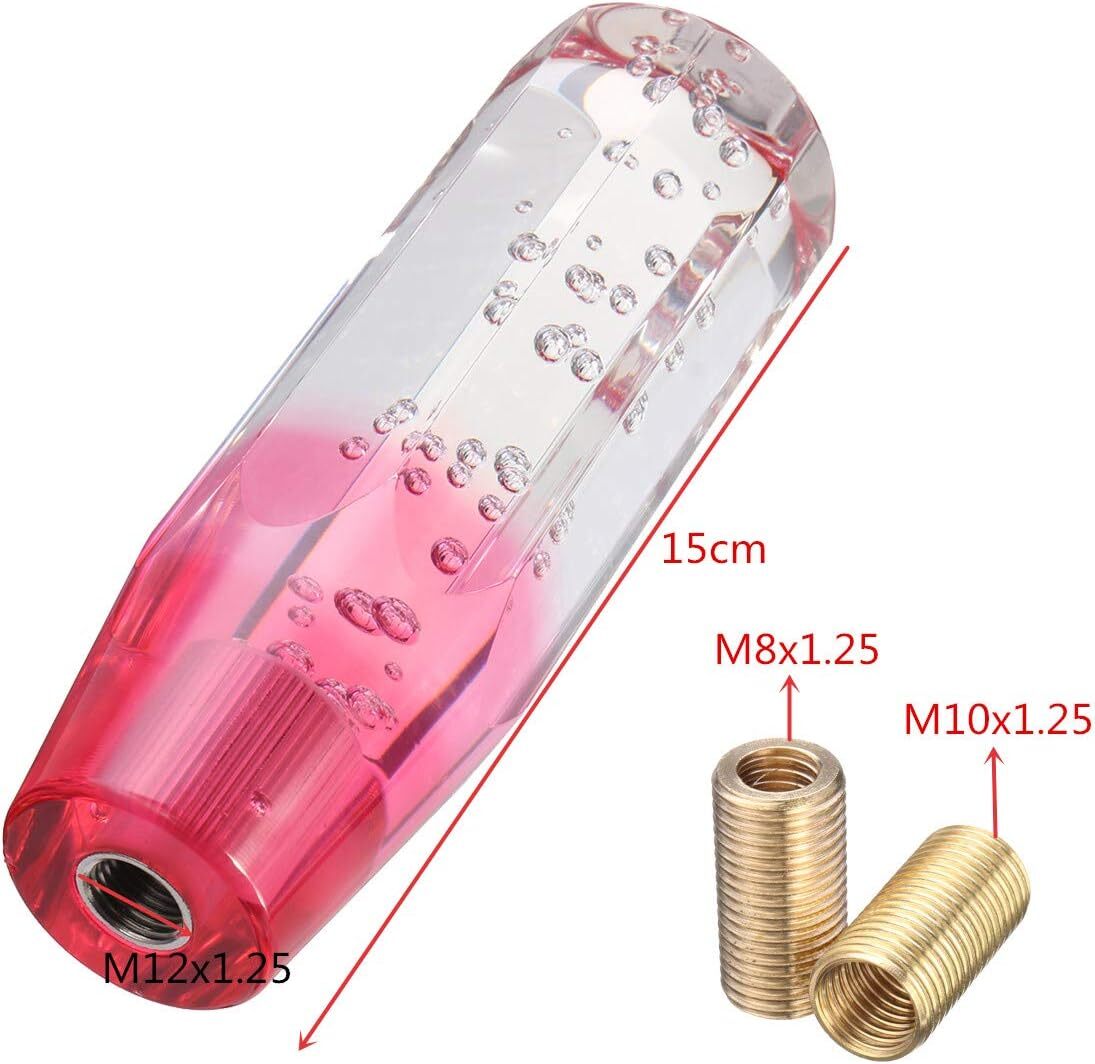 Yahoo!オークション - 5.HANSWD 汎用 クリスタルシフトノブ 泡入り 八...