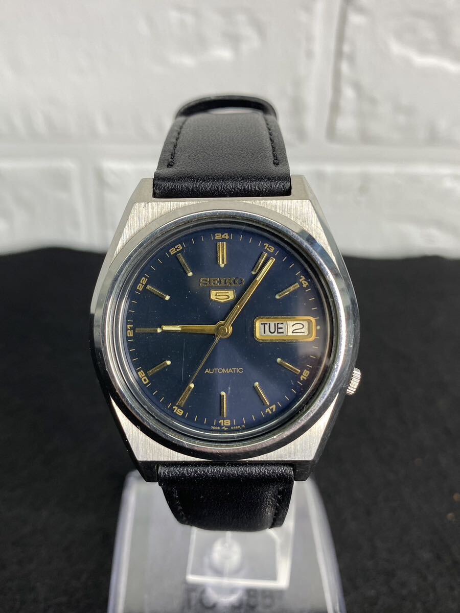 Yahoo!オークション - 【FS0339】SEIKO極美品セイコー 7009-876A 自動...