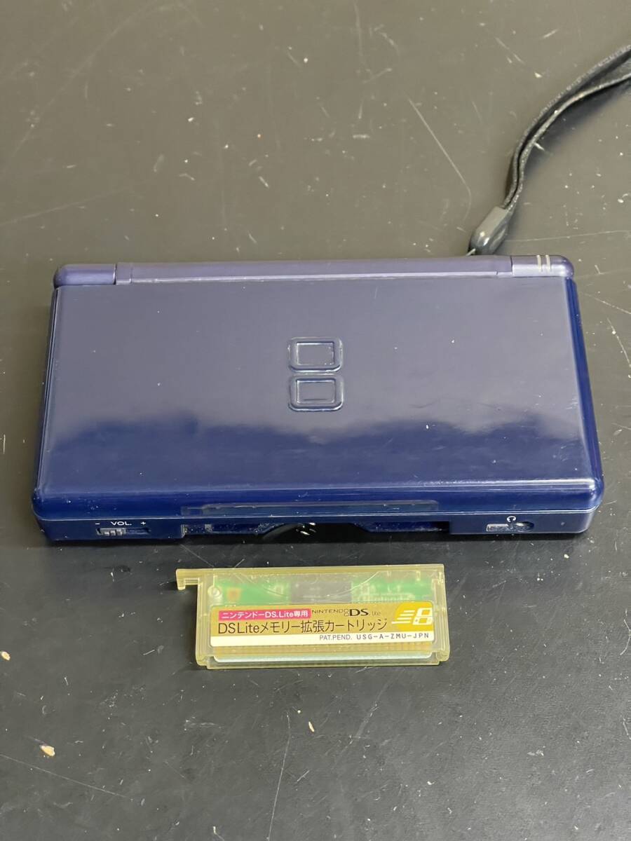 Yahoo!オークション - 任天堂 NINTENDO DS Lite エナメルネイビー メモ...