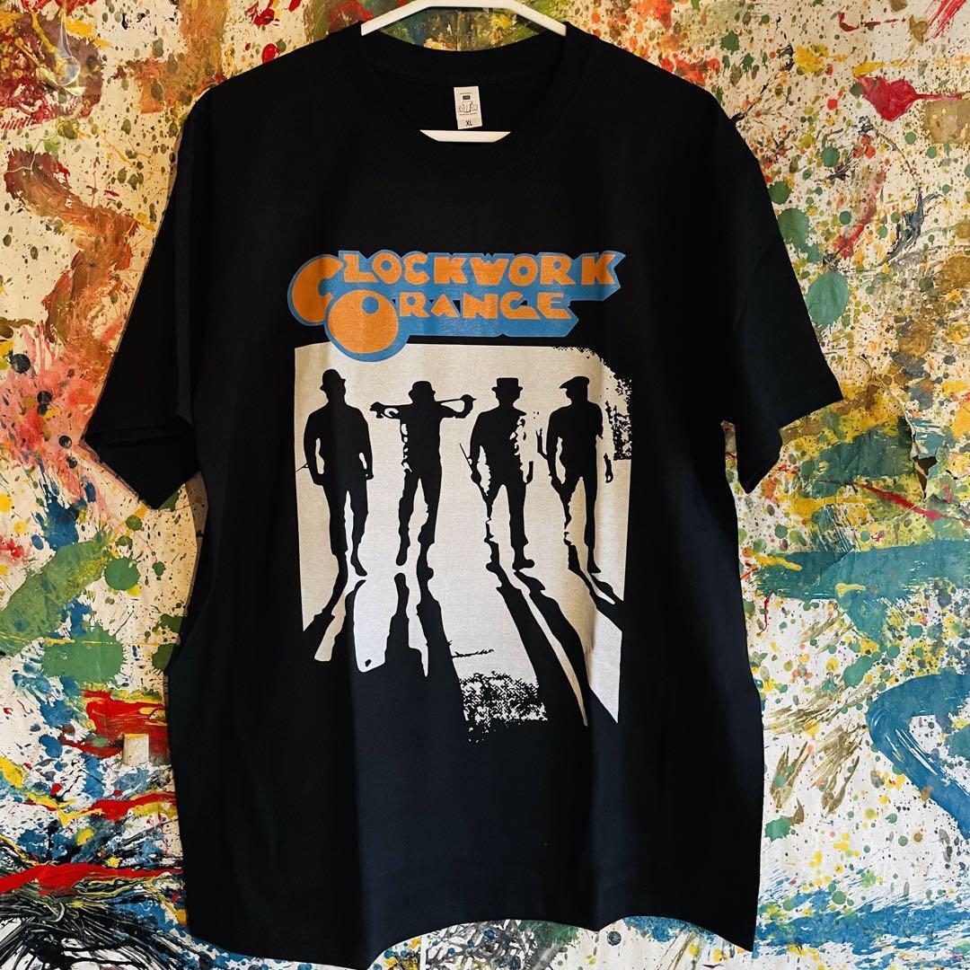 Yahoo!オークション - 時計仕掛けのオレンジ リプリント Tシャツ 半袖 ...