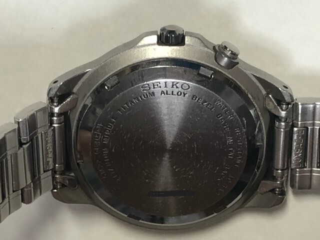 ⑪ SEIKO AGS セイコーSPIRIT チタン アロイベゼル 5M22-6B40 ジャンク(セイコー)｜売買されたオークション情報、yahooの商品情報をアーカイブ公開 - オークファン ...