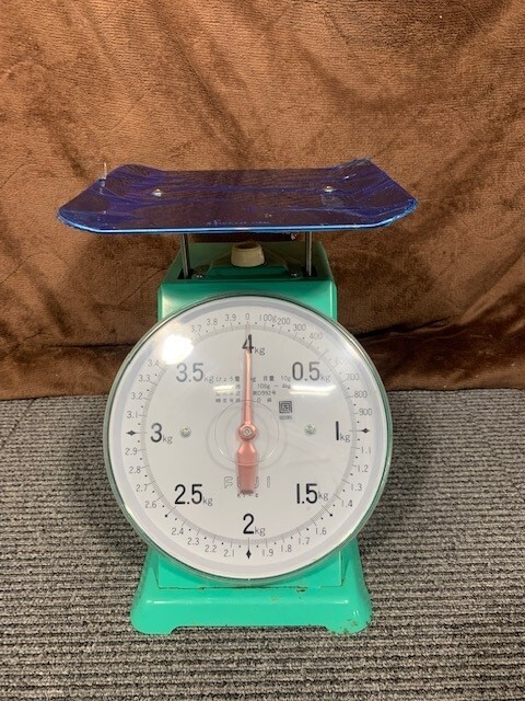 Yahoo!オークション - FUJI 上皿はかり ひょう量4kg はかり 未使用に...