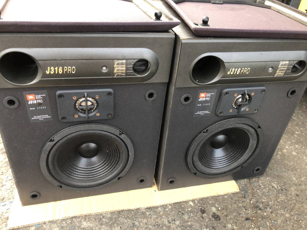 Yahoo!オークション - JBL model J316 PRO 2way monitor モニタースピ...