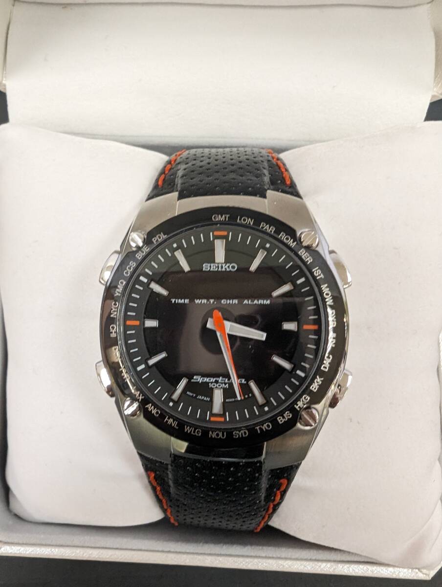 Yahoo!オークション - A#7088 SEIKO スポーチュラ H023-00C0 不動