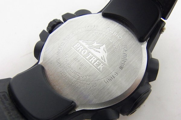 Yahoo!オークション - P073-Y30-1433 CASIO カシオ PRW-6100Y メンズ ...