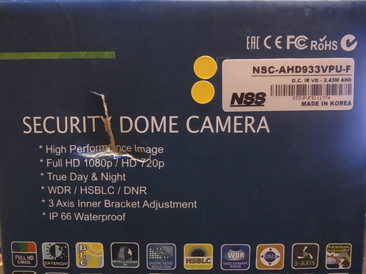 Yahoo!オークション - NSS 防犯カメラ ワンケーブル(電源重畳方式) AHD...