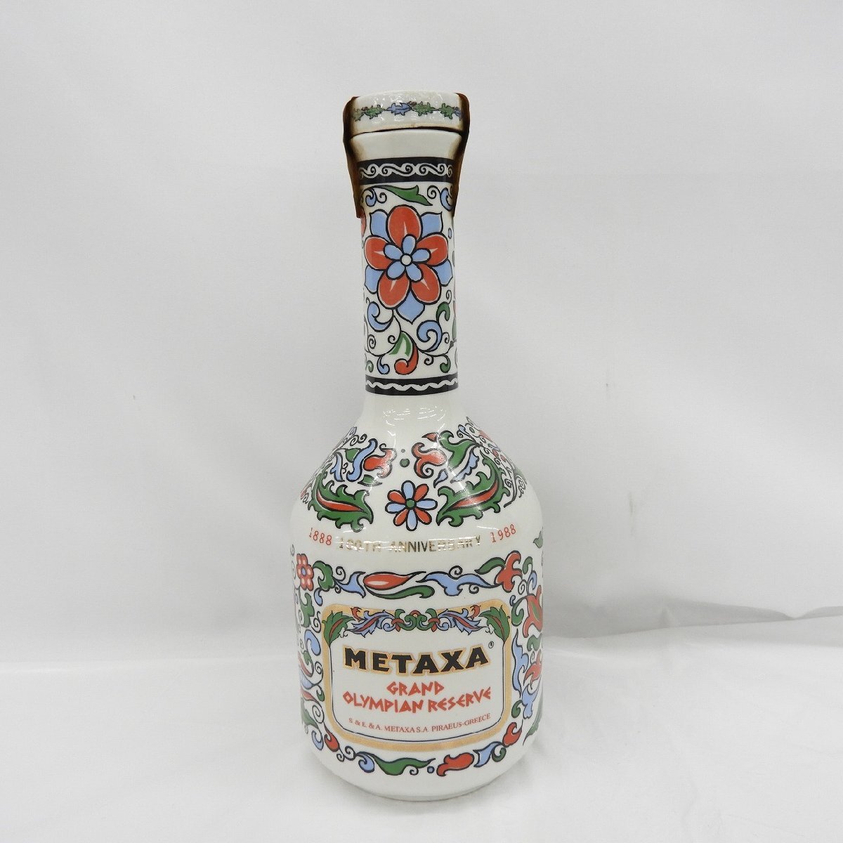 Yahoo!オークション - 1円～【未開栓】Metaxa メタクサ 1888-1988 100...